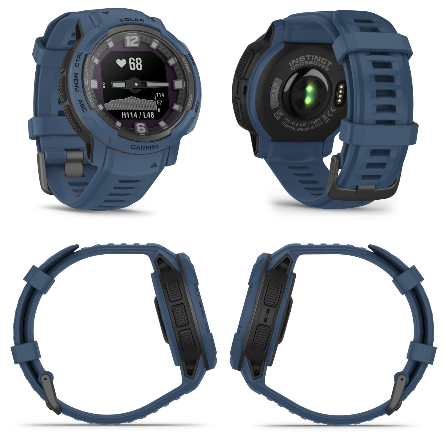 Mua Wearable4U - Garmin Instinct Crossover Solar, Rugged Hybrid ...