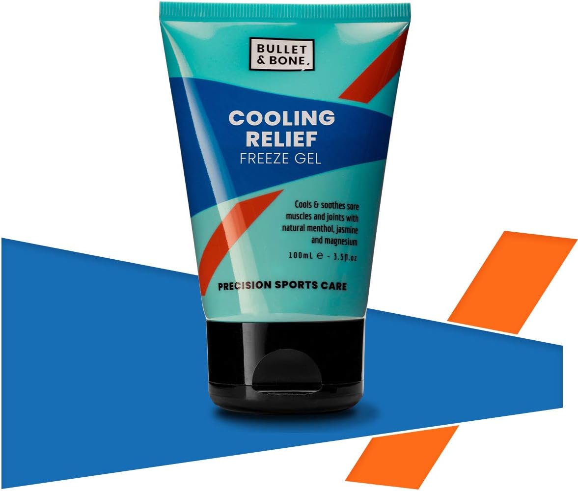Bullet & Bone Cooling Relief Freeze Gel – Muscle Pain Relief, Vegan ...