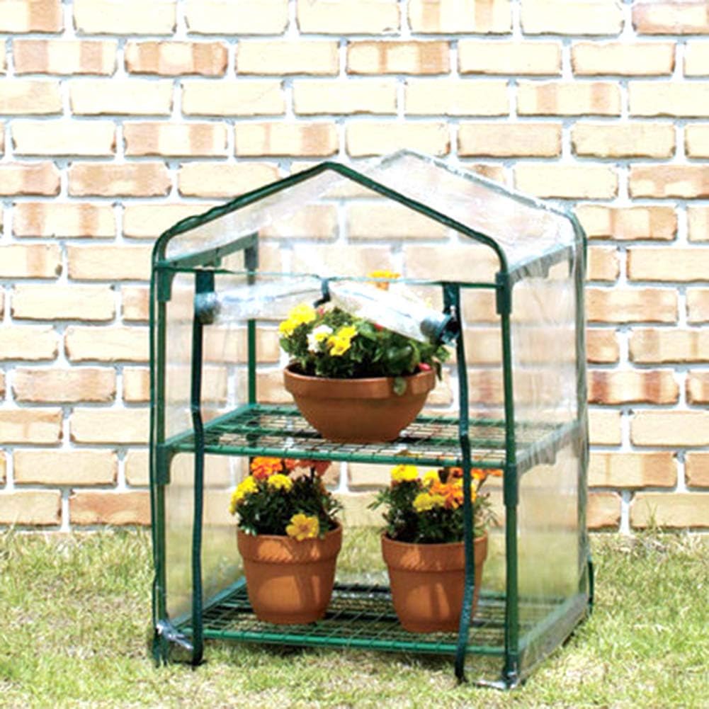 PVC Plant Greenhouse Cover, Portable Mini Cloche Greenhouse Waterproof ...