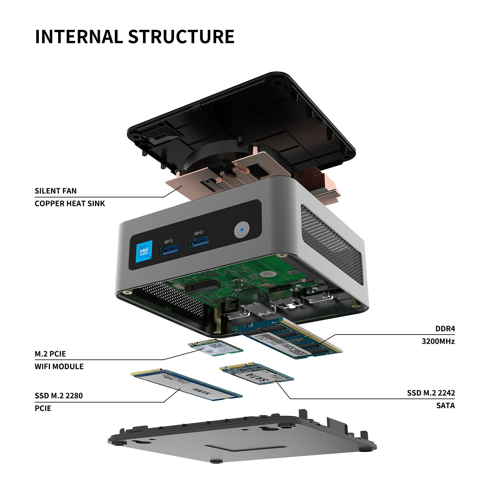 Mua MOREFINE M9 Mini PC Windows 11 Pro, 12th Gen AlderLake N100(Up to 3.4GHz) Mini Computers ...