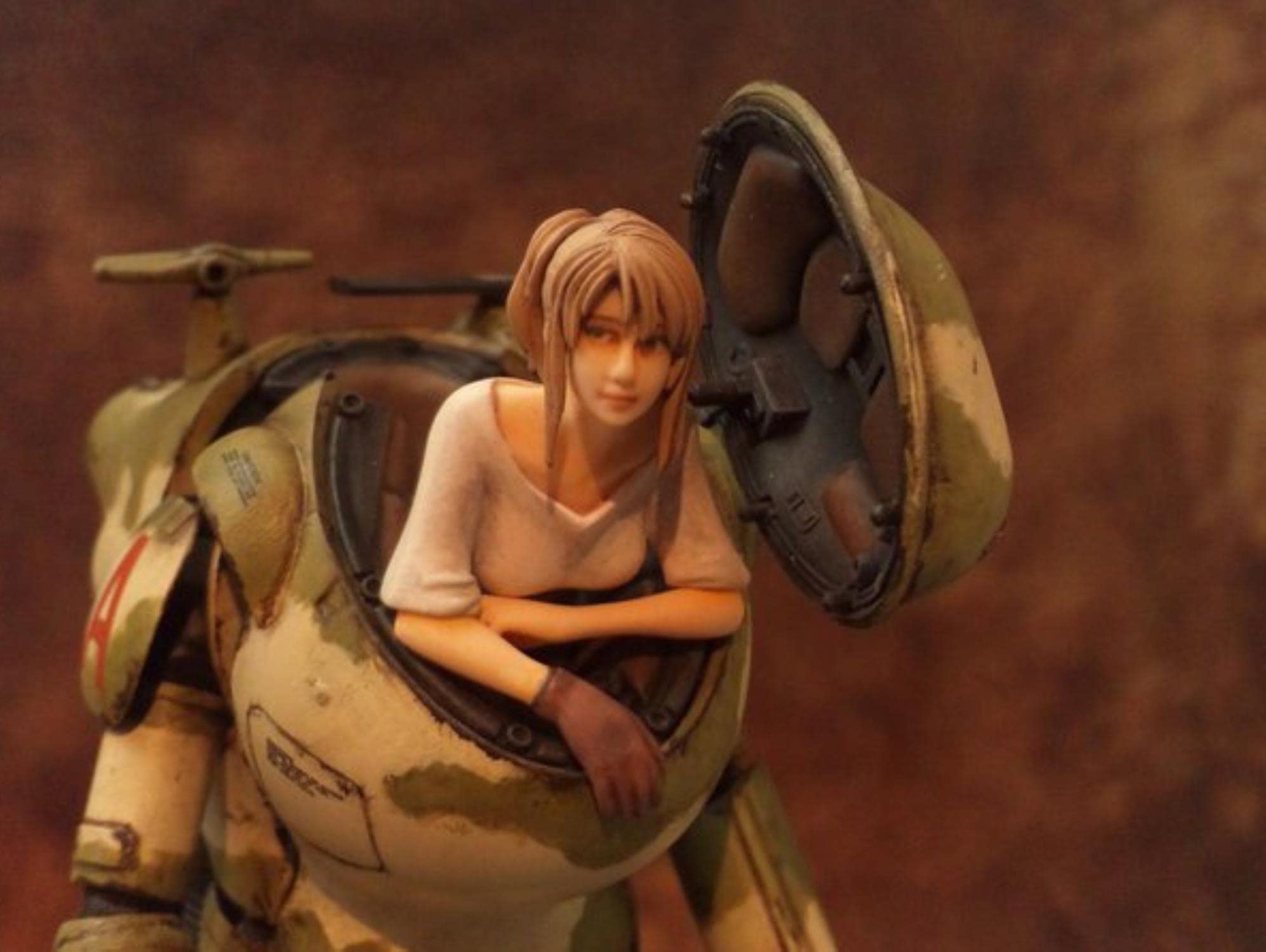 Mua Modern Female Pilot Diy Figure Resin Model with 1/20 Cockpit Resin ...