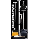 Amazon.com: 5S Housekeeping Shadow Board Broom Station Blue (with Broom ...