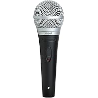 Amazon.com: Shure PG48-QTR Cardioid Dynamic Vocal Microphone with On ...