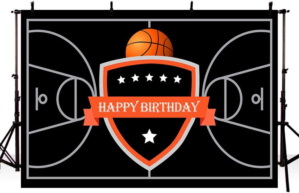 Amazon.com : MEHOFOTO Basketball Theme Happy Birthday Photography ...