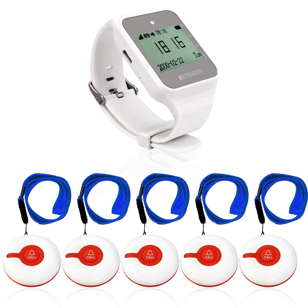 Mua Retekess TD108 Nurse Call Bell Alert System,Caregiver Pager,Smart ...