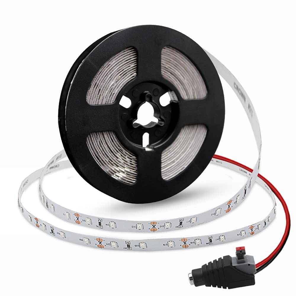 Infrared (940nm) LED Light Strip 16.4ft/Reel DC12V Single Chip Flexible ...