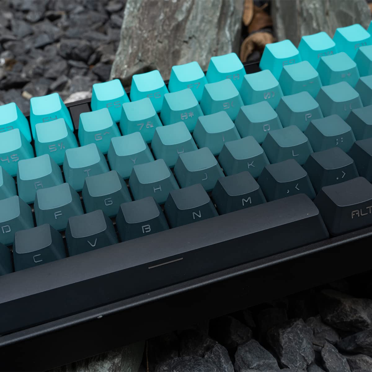 Mua mintcaps PBT Doubleshot Keycaps Gradient Cyan Backlit Keycaps 105 ...