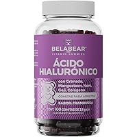 Belabear Ácido Hialurónico - Sabor Frambuesa - Granada, Mangosteen ...