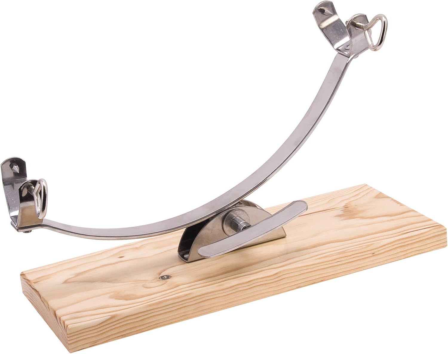 Flores Cortés 17923 Ham Stand, Stainless Steel, Metallic Silver – BigaMart