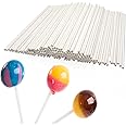 Amazon.com: 8 Inch White Lollipop Sticks, Lollipop Treat Sticks, for ...