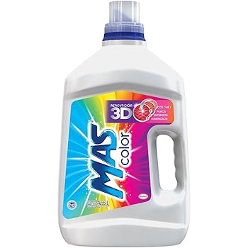 MAS Detergente Líquido para Ropa de Color, 4.65 l: Amazon.com.mx: Salud ...