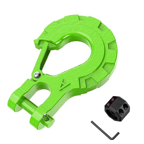 AMBULL Heavy Duty Forged Steel 3/8" Grade 70 Safety Latch Winch Cable ...
