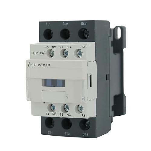 Shopcorp 3 pole contactor 120v coil 30 Amp Normally Open IEC 660V ...