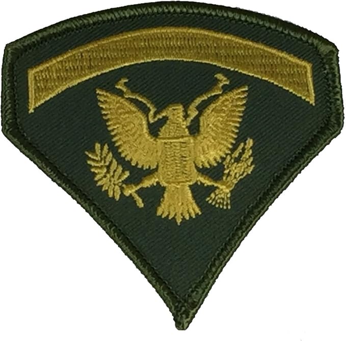 Amazon.com: U.S. Army Specialist E-5 SPEC-5 Rank TAB Patch - Color ...