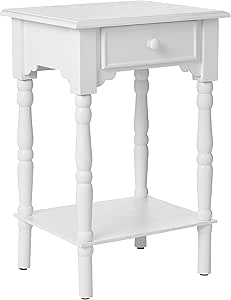 Amazon.com: Décor Therapy End Table, White : Everything Else