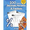 Humble Math - 100 Days of Decimals, Percents & Fractions: Advanced ...