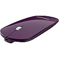 Amazon.com: FENIFOX Bluetooth Mouse Slim, Whisper-Quiet Mini Flat ...