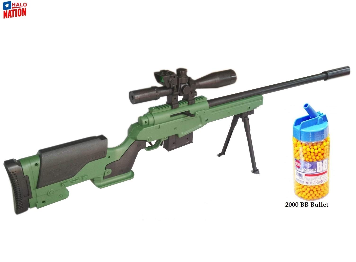 Buy HALO NATION 40 Inches (100 cm) PUBG AWM Sniper Toy with 2000 ...