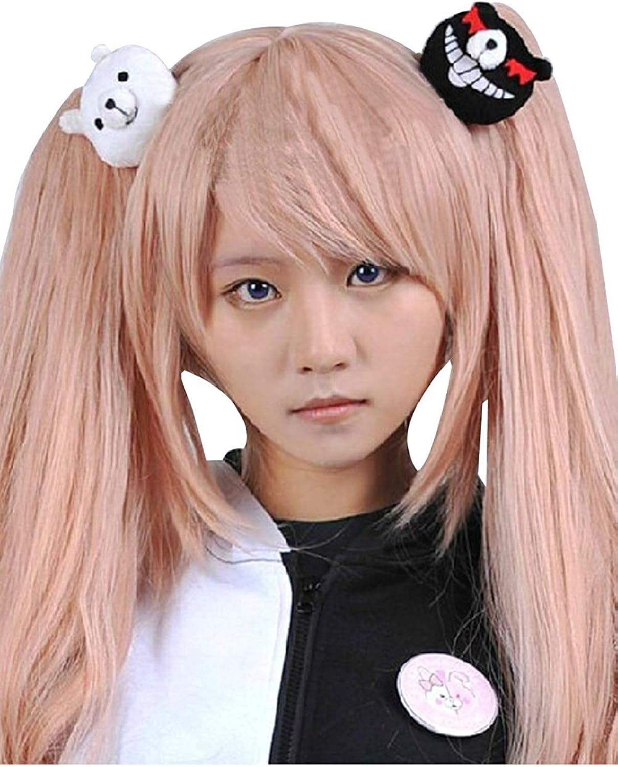 Anime Cosplay Monokuma Accessories Plush Junko Enoshima Bear Clips ...