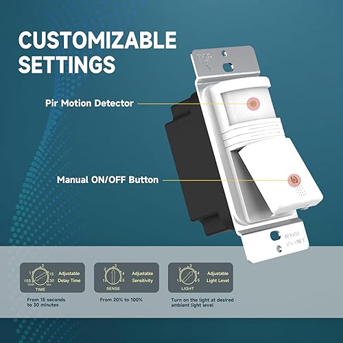 Motion Sensing Light Switches 3 Way