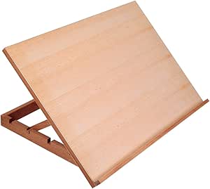 Amazon.com: Large Adjustable Table Top Drawing Board for Painting & Sketching (Surface size 16.5 ...