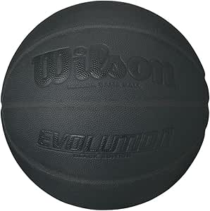 Amazon.com : WILSON Evolution Black Edition Official Basketball, Black ...