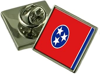 Amazon.com: Tennessee Flag Lapel Pin Badge Solid Silver 925: Clothing
