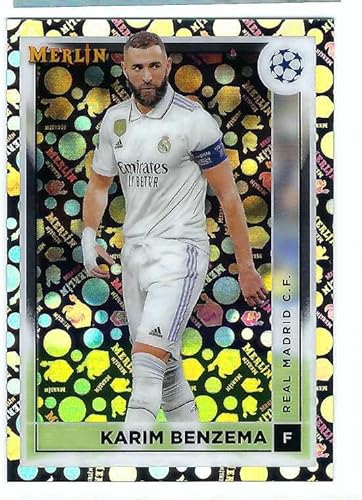 KARIM BENZEMA 2022-23 Topps Merlin UEFA Club Competitions #120 VINTAGE ...