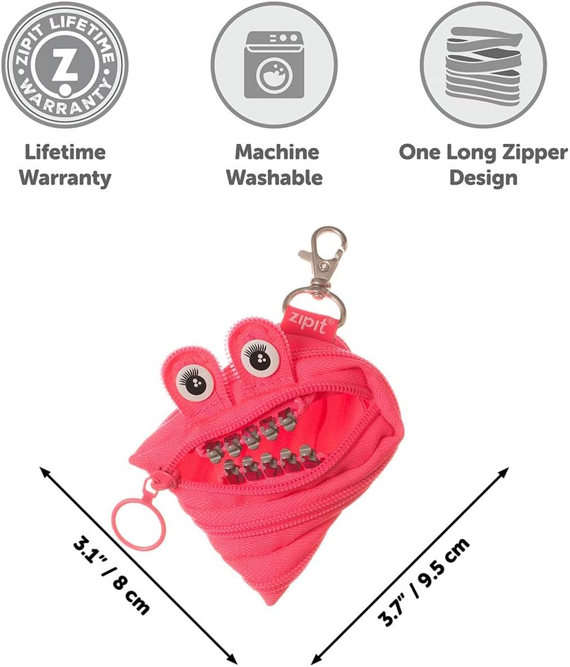 ZIPIT Grillz Mini Pouch/Coin Purse, Pink – BigaMart