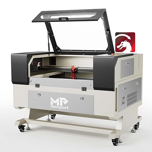 Monport 60W Auto Focus CO2 Laser Engraving and Cutting Machine with ...