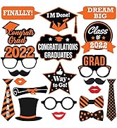 Amazon.com: XtraLarge Graduation Photo Booth Props 2022 - Pack of 40 ...