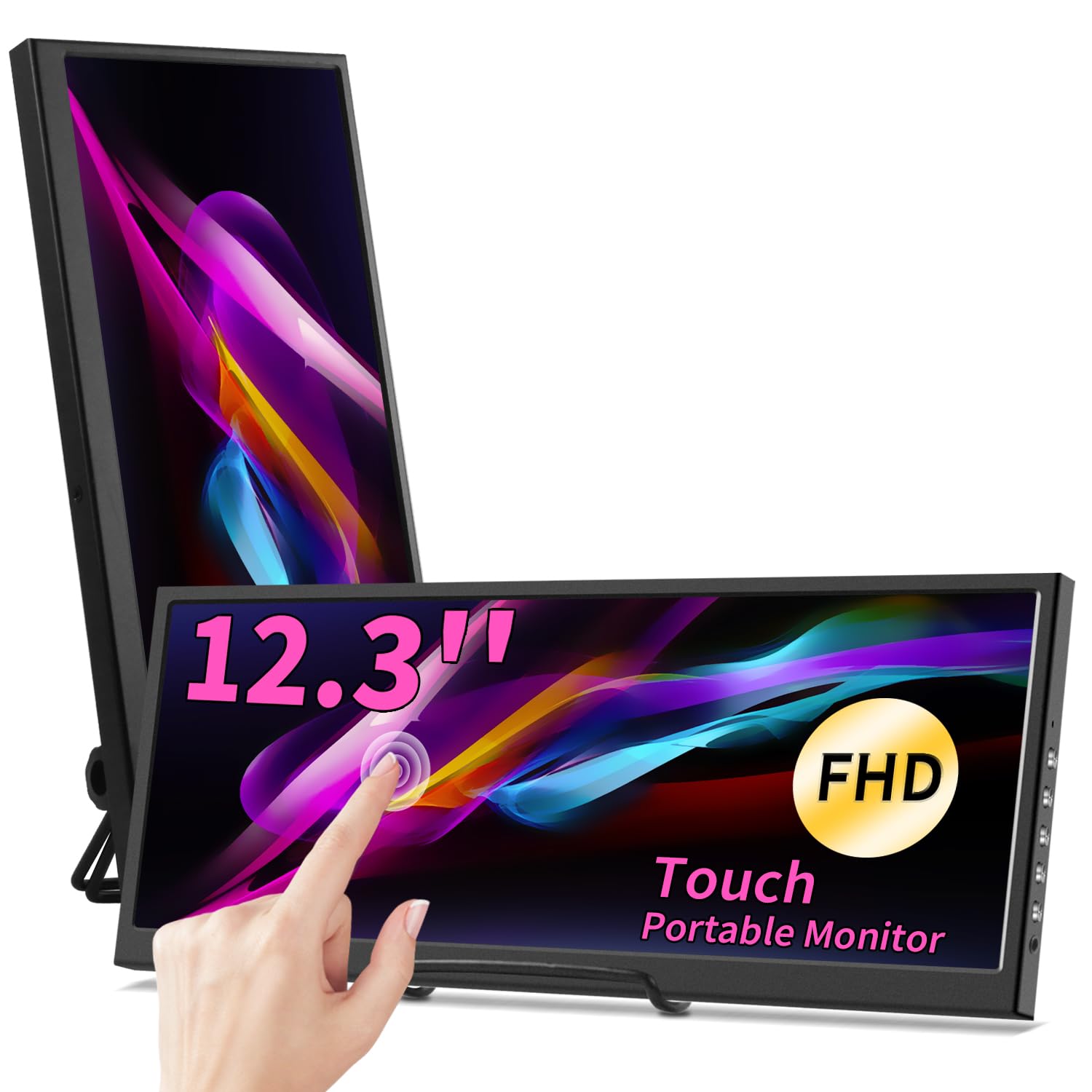 Mua 12.3 Inch Touchscreen Monitor PC Temperature Monitor External ...