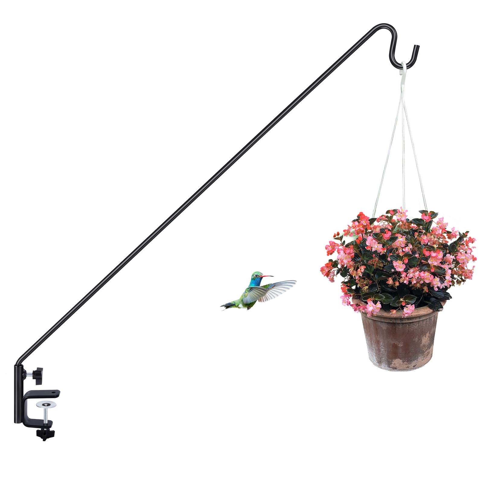 ERYTLLY 3 Inch Clamp Deck Hook Wall Pole Wall Mounted Deck Hook Wall ...