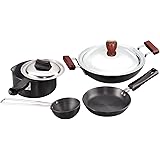 Buy Hawkins Futura Hard Anodised Cookware Set, 4 Pieces (LS1) Online at ...