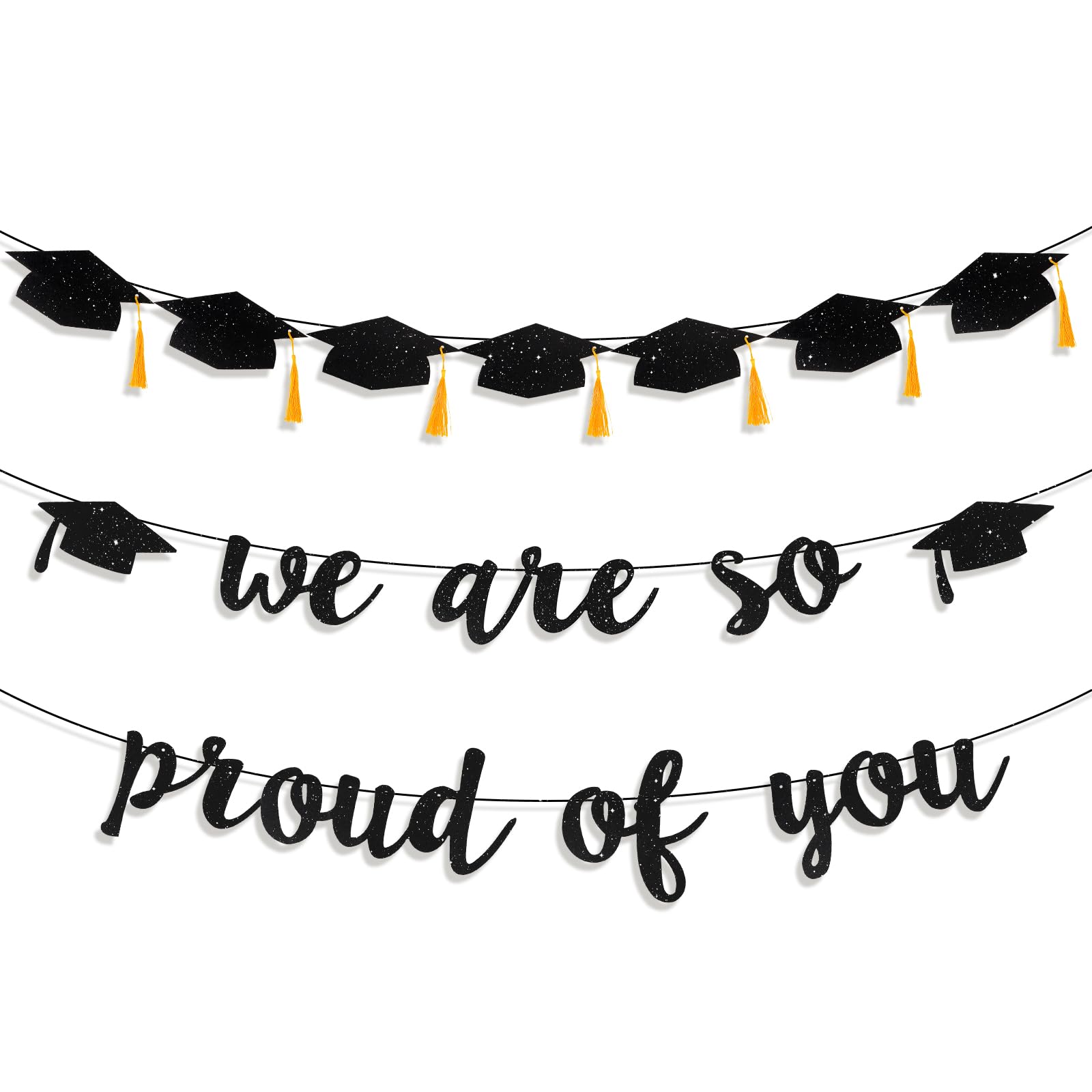 BAHABY We are So Proud of You Graduation Banners Class of 2025 ...