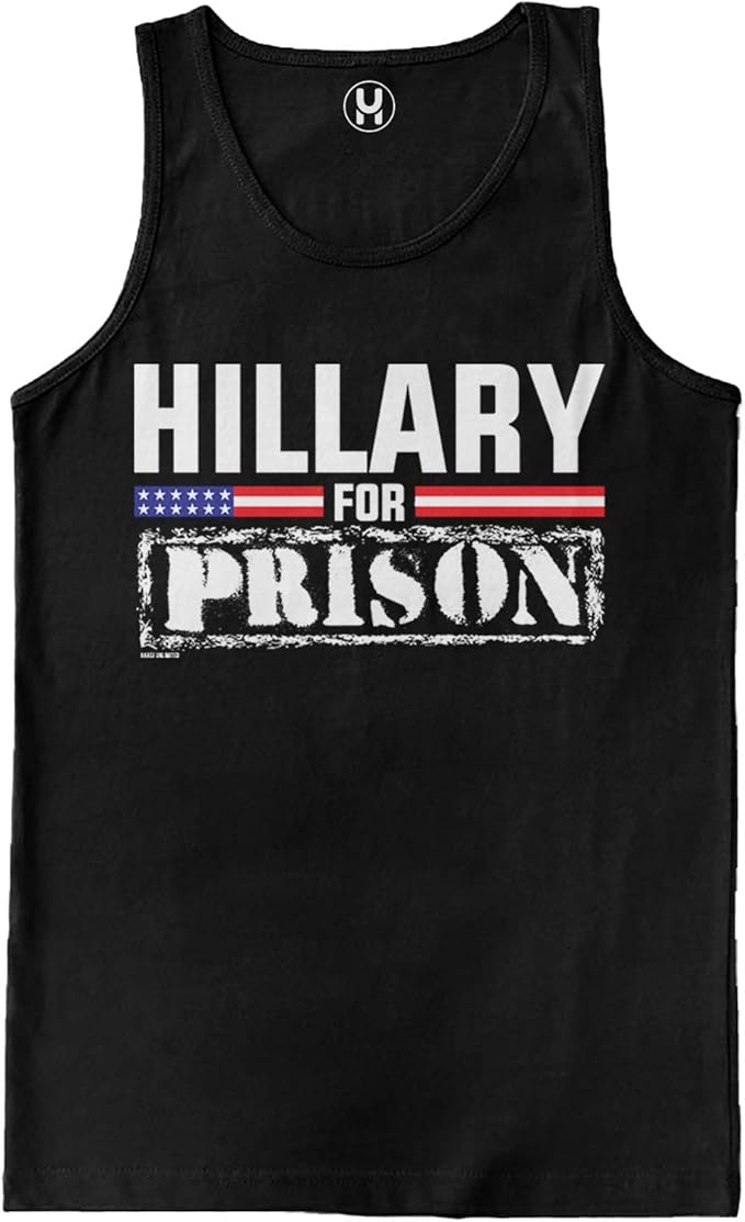 Mens Hillary For Prison Tank Top T-shirt: Amazon.ca: Clothing & Accessories