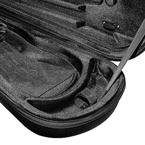 MI&VI Durable Hard-Shell Violin Travel Case 4/4 (Full Size) With Soft ...