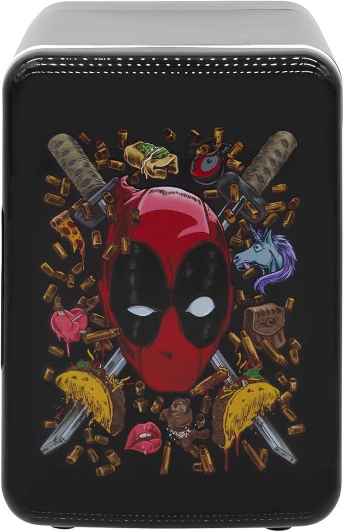 Orbit Innovations Deadpool - Mini Fridge, Small Cooler for Drinks ...