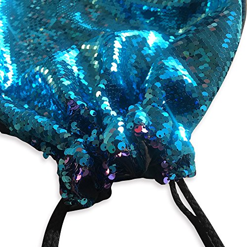 Alritz Mermaid Sequin Drawstring Bags Reversible Sequin Dance Bags Gym ...
