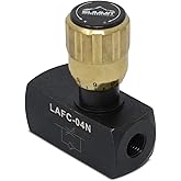 Amazon.com: Hydraulic in-Line Adjustable Variable Flow Control Valve w/Free Rev Flow, 3/4" NPT ...