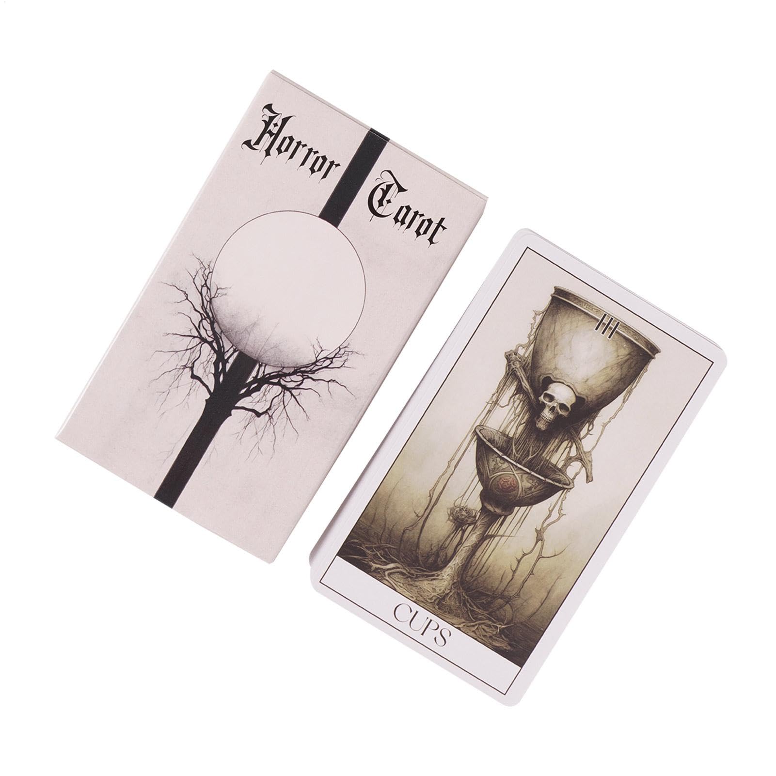 Mua Horror Tarot, Desk Tarot Cards, Horror Tarot Cards Deck, Portable ...