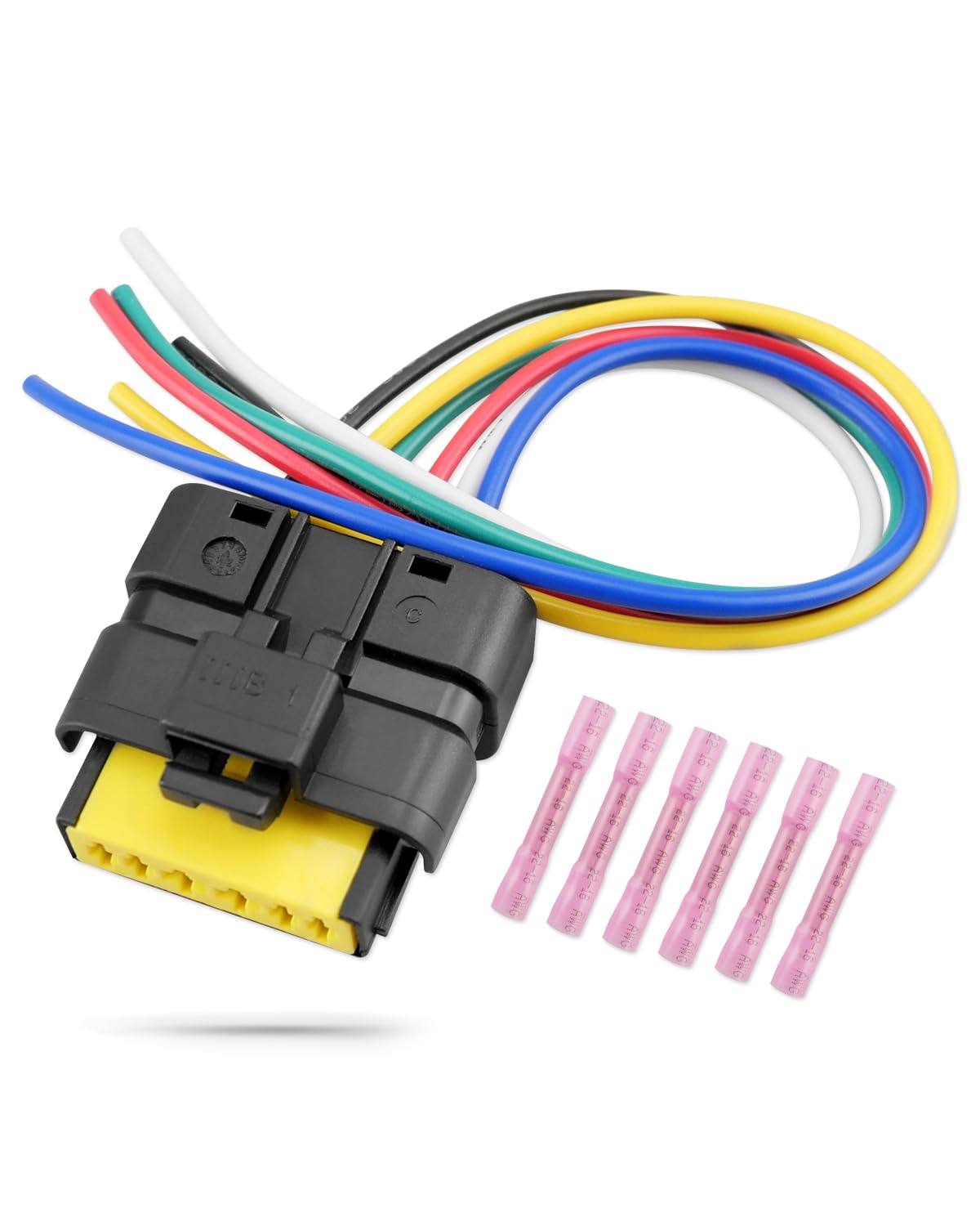 6 Pin Rear Tail Light Wiring Harness Socket Connector Plug Fit for ...