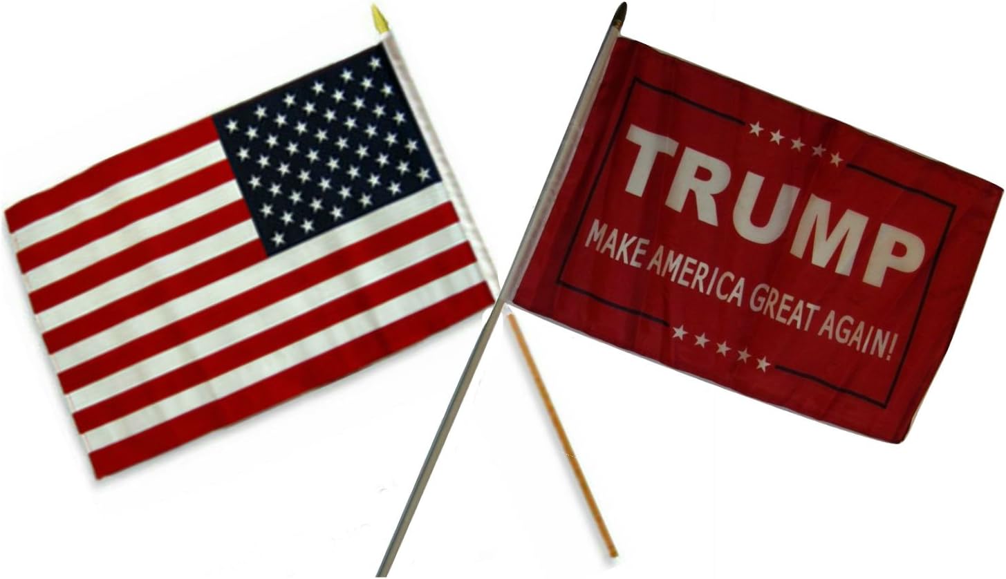 Amazon.com : AES 12x18 12"x18" Wholesale Combo USA American & President ...