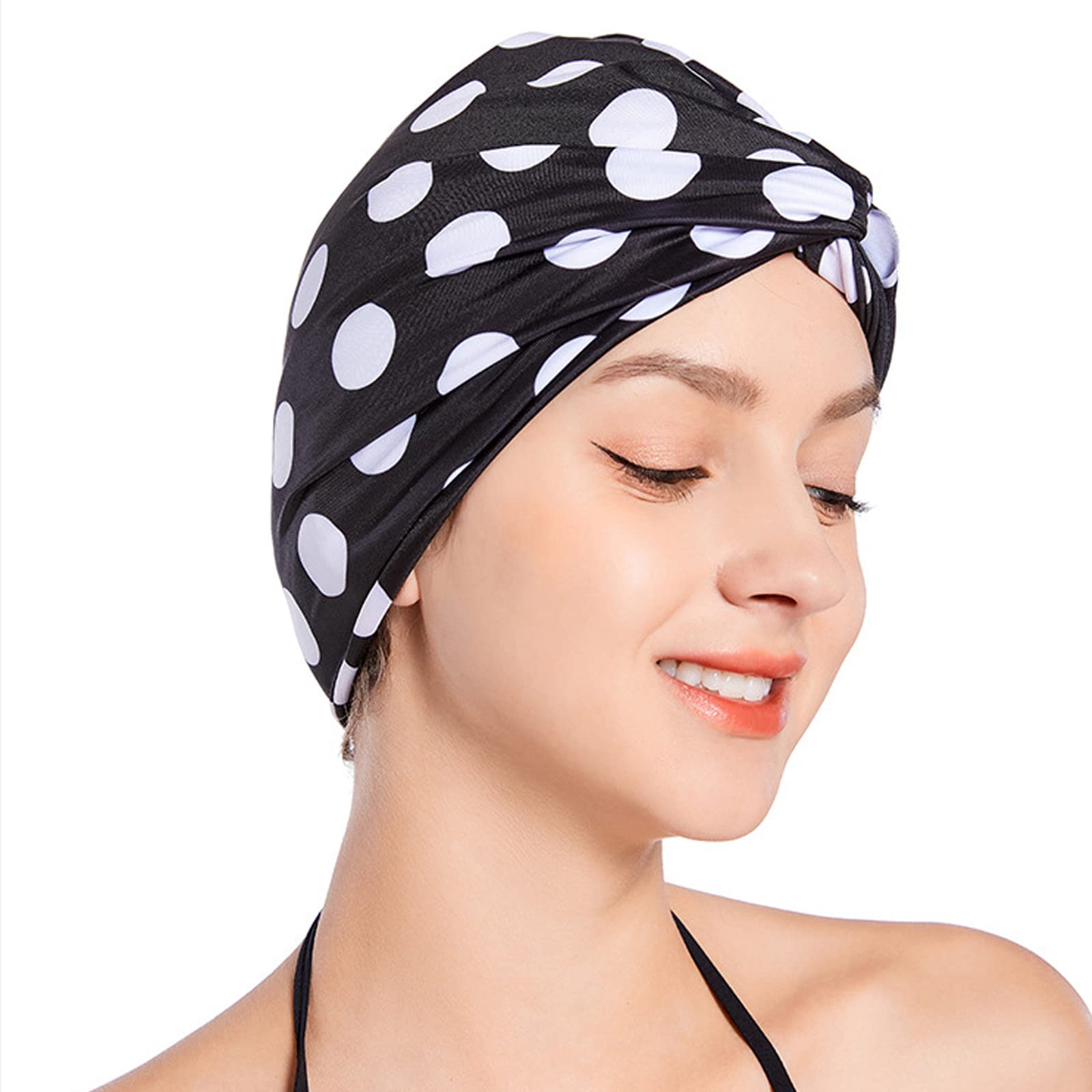 SUNTRADE Women Lady Girls Bathing Cap Long Short Hair Swiming Cap ...
