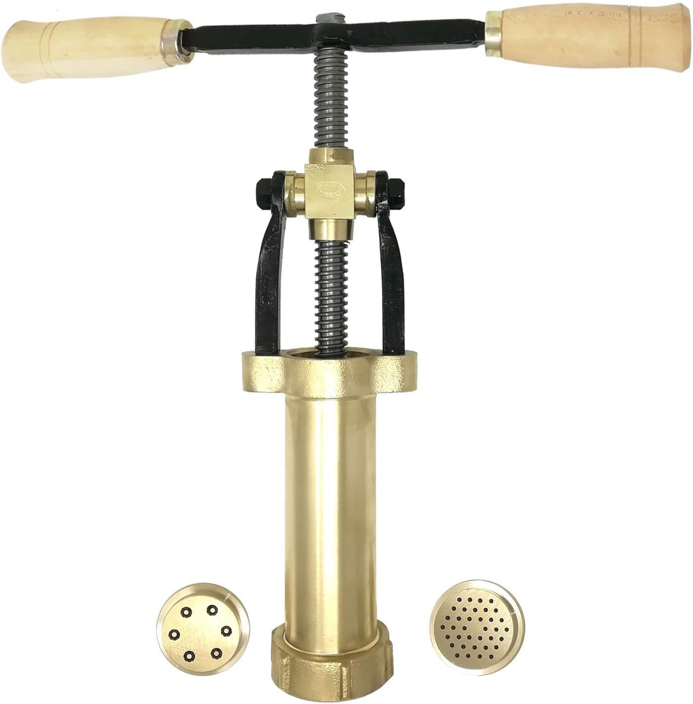 Amazon.com: Torchio Bigolaro Hand Press Pasta Maker with Four Dies ...