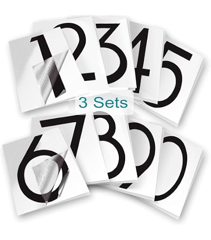 Iron On Letters 8 Sheets Self Adhesive Vinyl Letters Numbers Kit ...