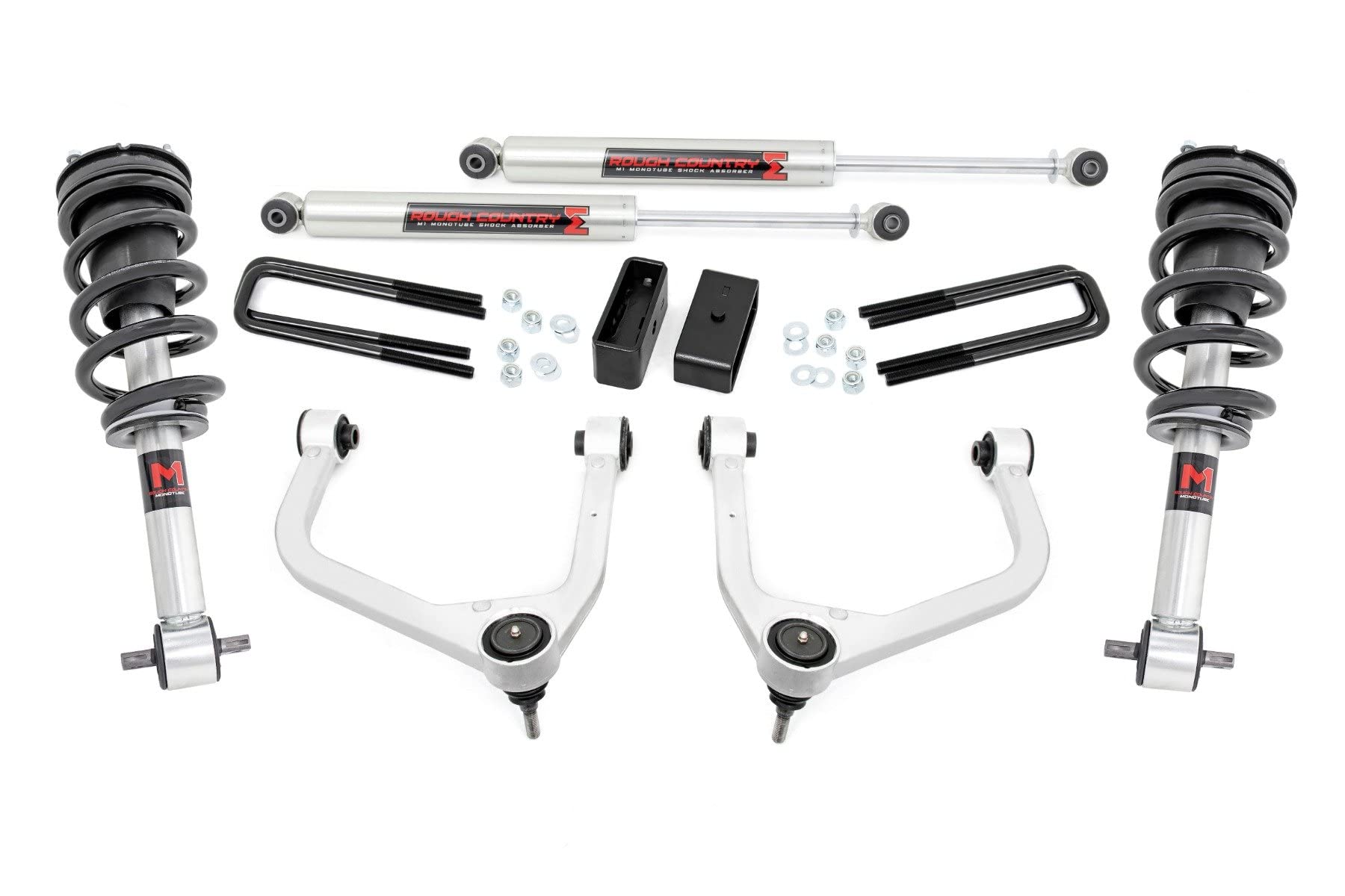 Rough Country 3.5" Lift Kit w/M1 Struts for 19-24 Chevy Silverado 1500 ...