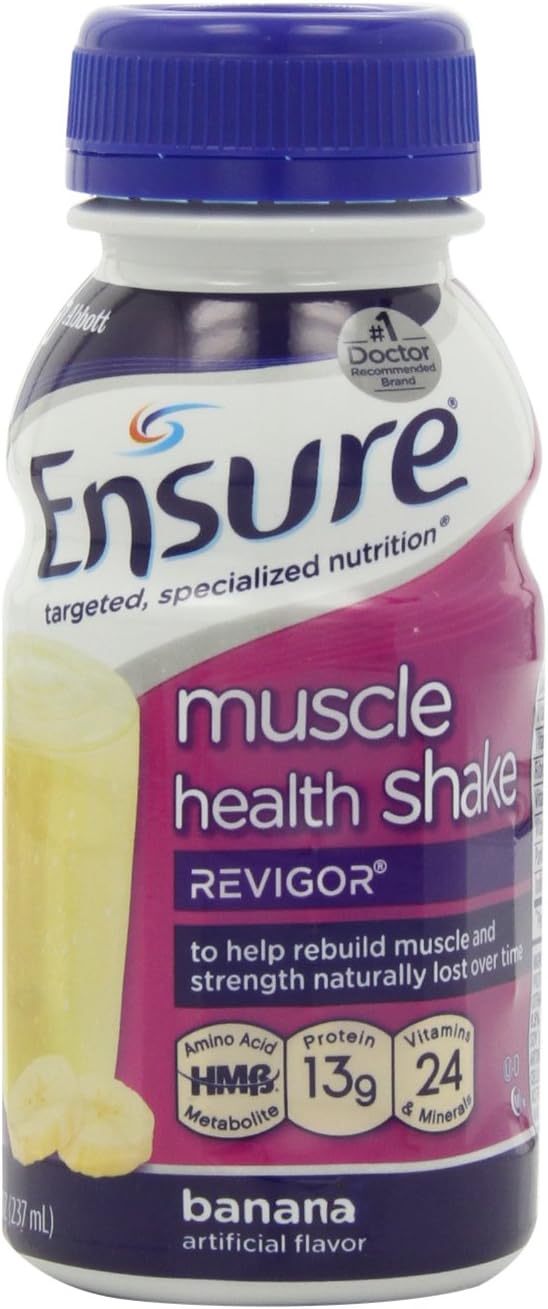Amazon.com: Ensure Muscle Health Banana Cream Shake, 8-Ounce(Pack of 16 ...