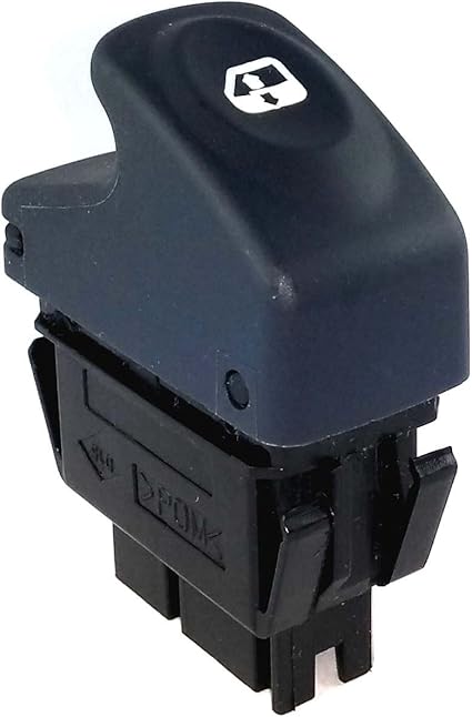 Bouton interrupteur lève vitre noir - 6 broches: Amazon.fr: Auto et Moto