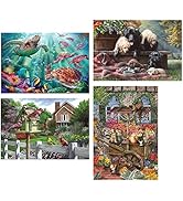 Amazon.com: Crown Point Graphics Route 66 Vintage Cars and Trucks ...